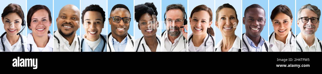 Diverse Doctor Faces Photo Collage. Multiethnic Group Stock Photo - Alamy Diverse Doctor Faces Photo Collage. Multiethnic Group Stock Photo - Alamy