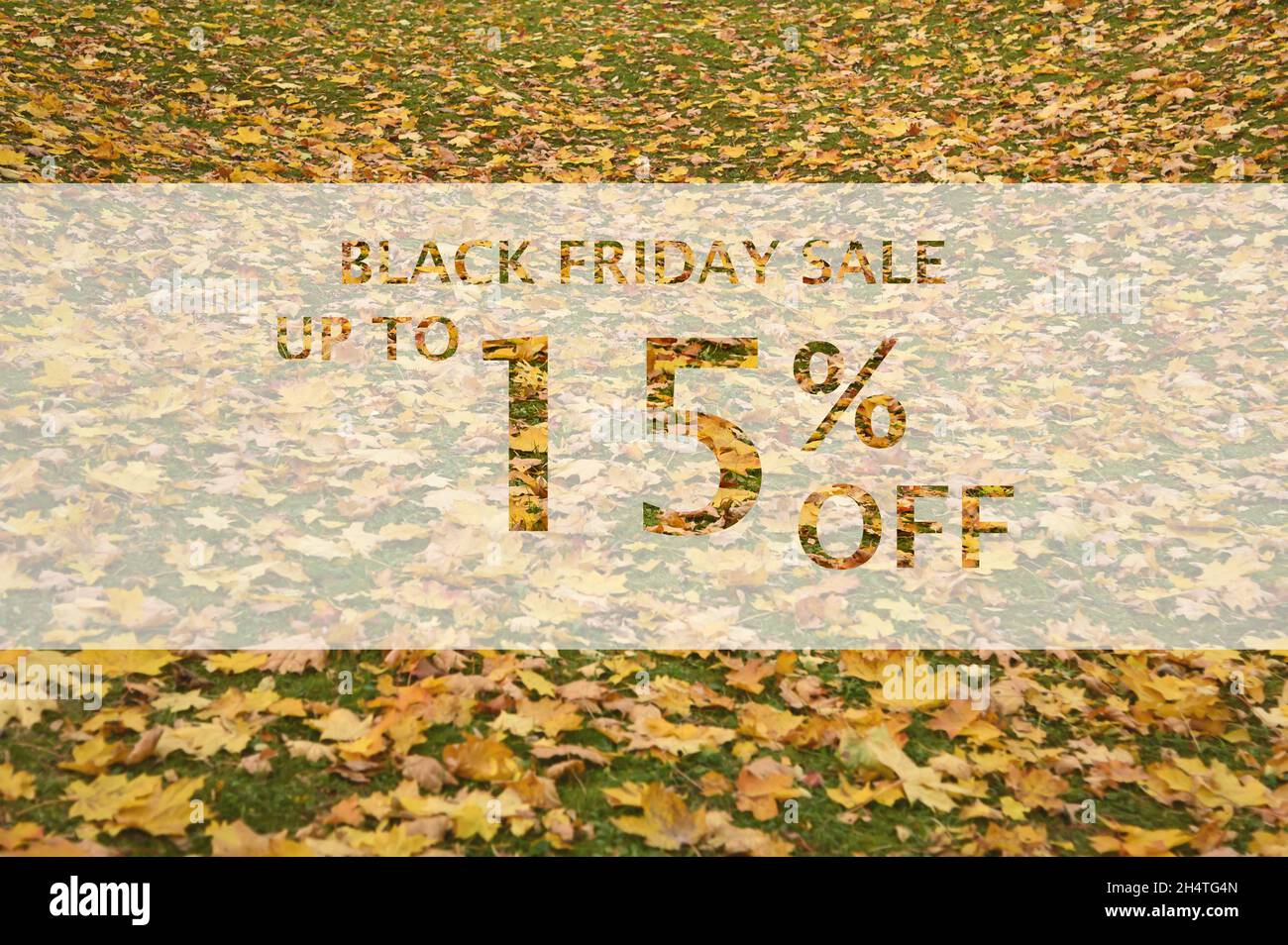 Black friday sale 15% hi-res stock photography and images - Alamy