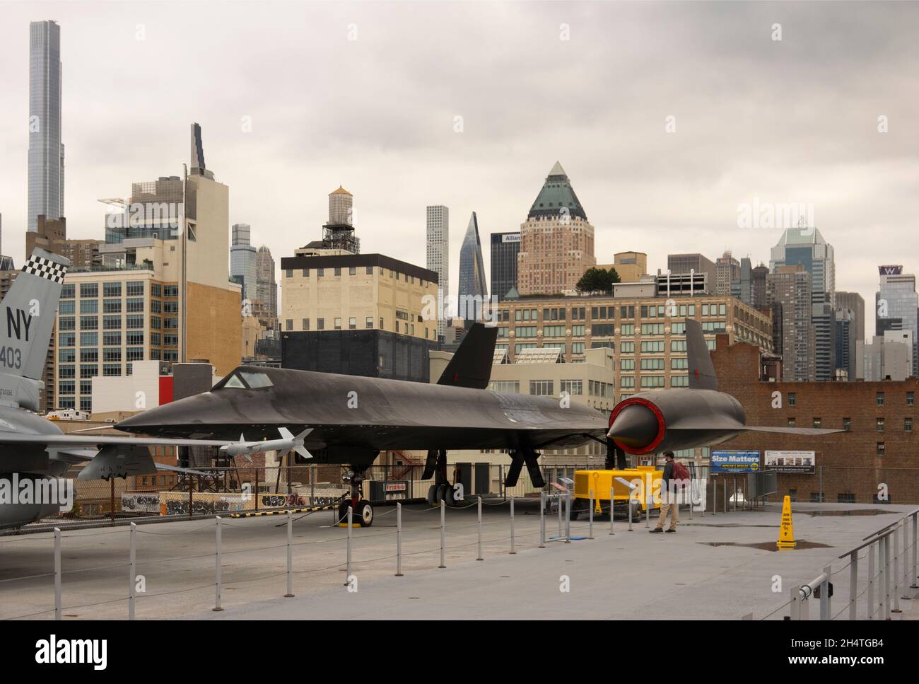 Intrepid Sea air and space Museum in Manhattan NYC Stock Photo - Alamy