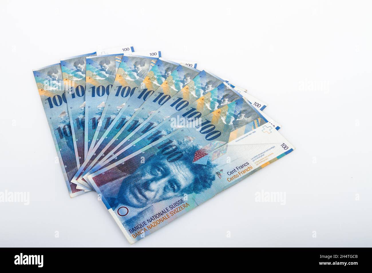 100 swiss franc banknotes hi-res stock photography and images - Alamy
