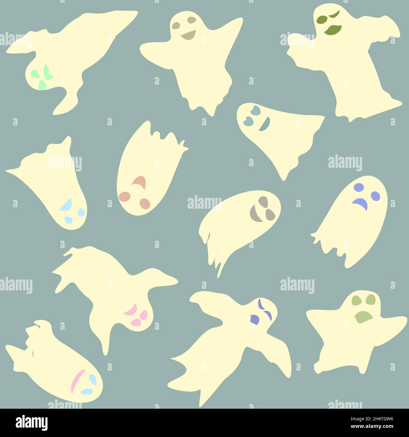 Cartoon ghost Stock Vector Images - Alamy