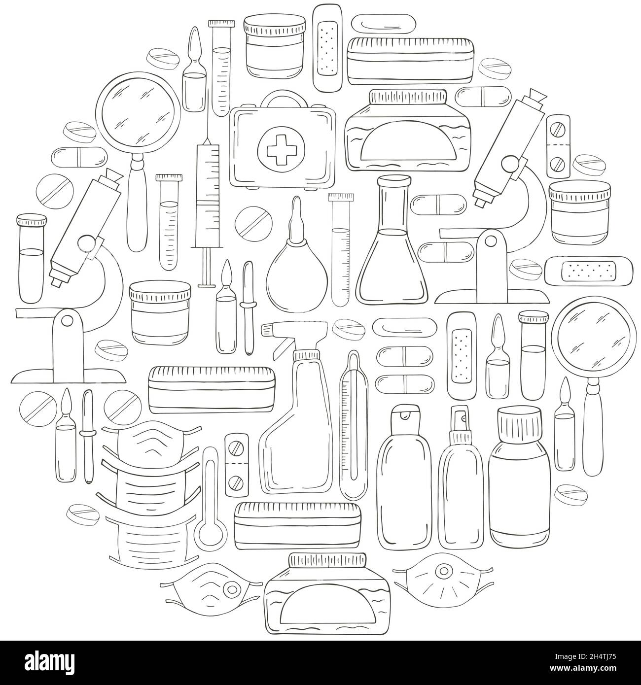 Doctor Tools Drawing