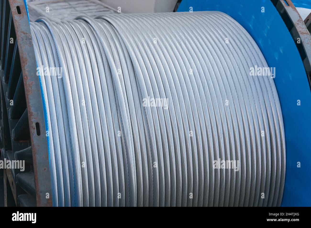 Copper silver wire spool hi-res stock photography and images - Alamy