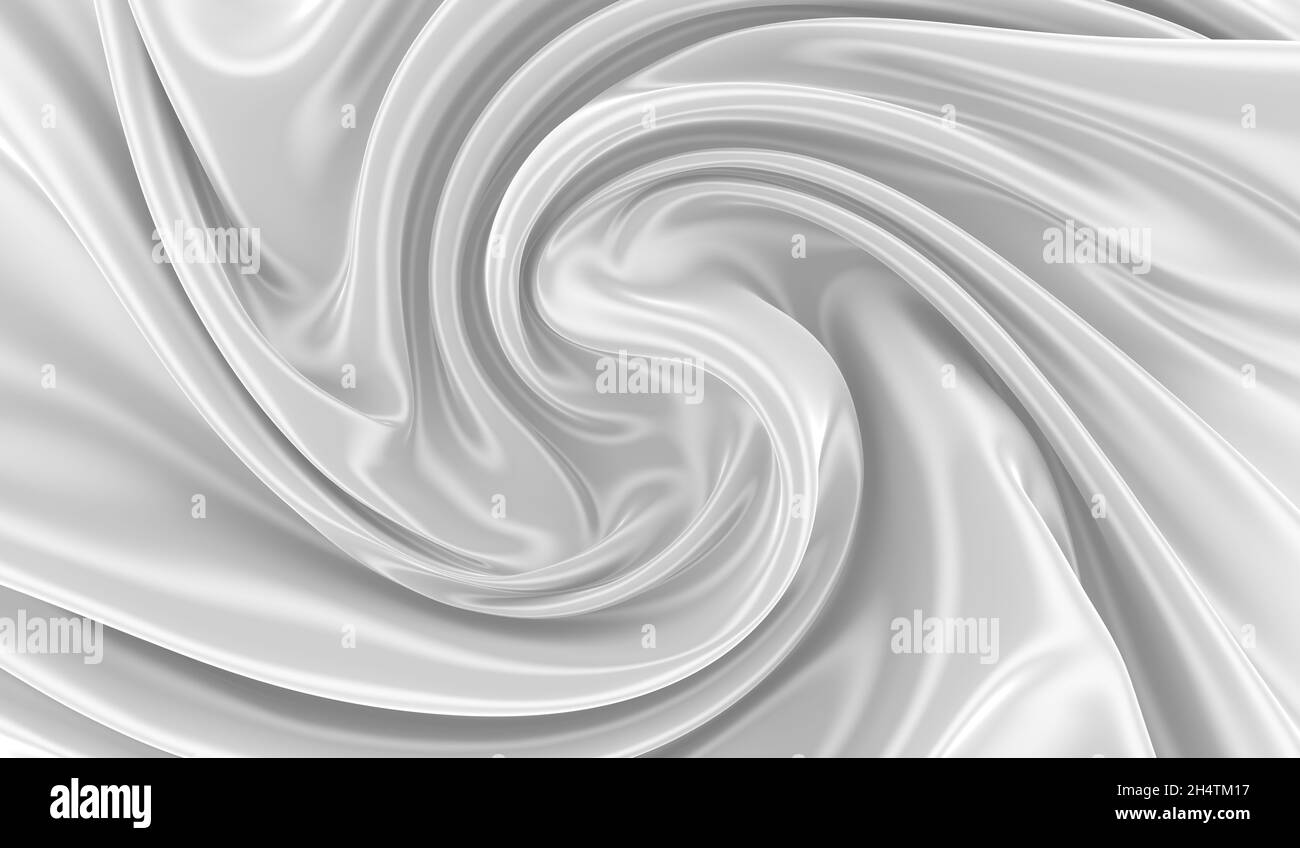 White silk background. Waves of red silk full screen. Abstract elegant ...