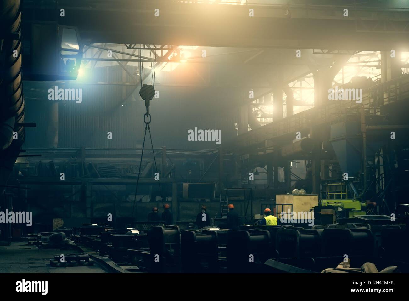 Heavy Industry, Dark Metallurgy Workshop. Automated Technology in ...