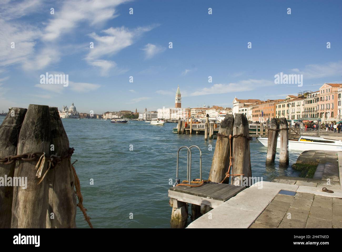 View to Piazza San Marco with Campanile in Venice, Italy Stock Photo ...