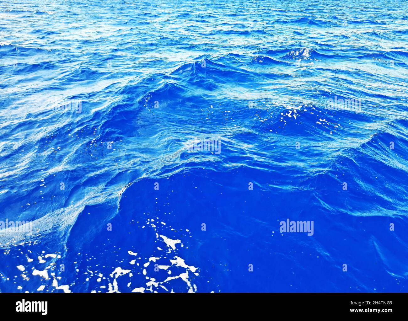 Sea water texture. Natural background. Waves of sea water on the ...