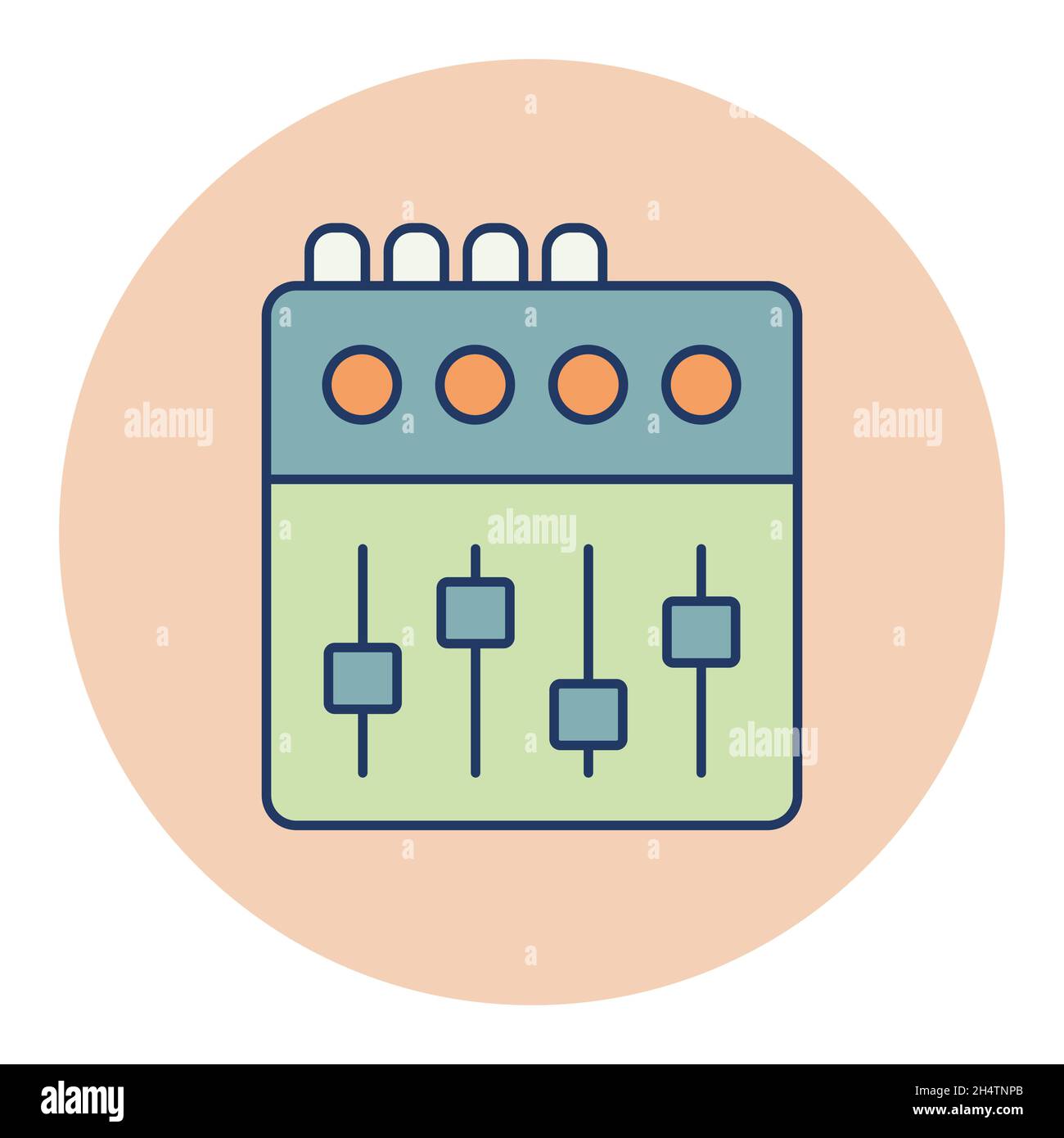 Faders icon vector vectors hi-res stock photography and images - Alamy