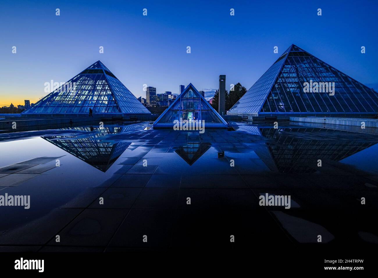 Muttart conservatory glass pyramids hi-res stock photography and images ...