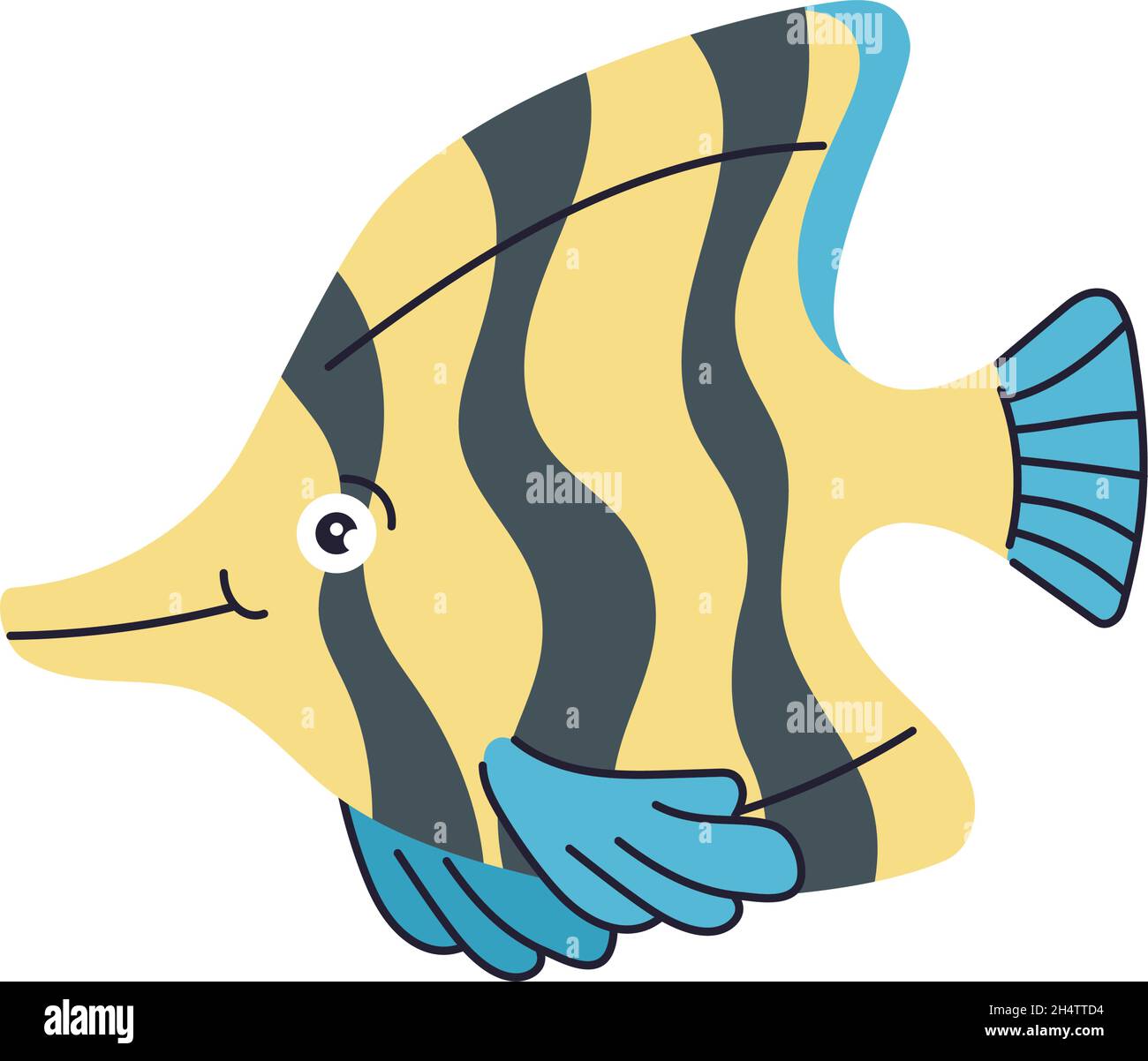 angel fish sealife Stock Vector Image & Art - Alamy
