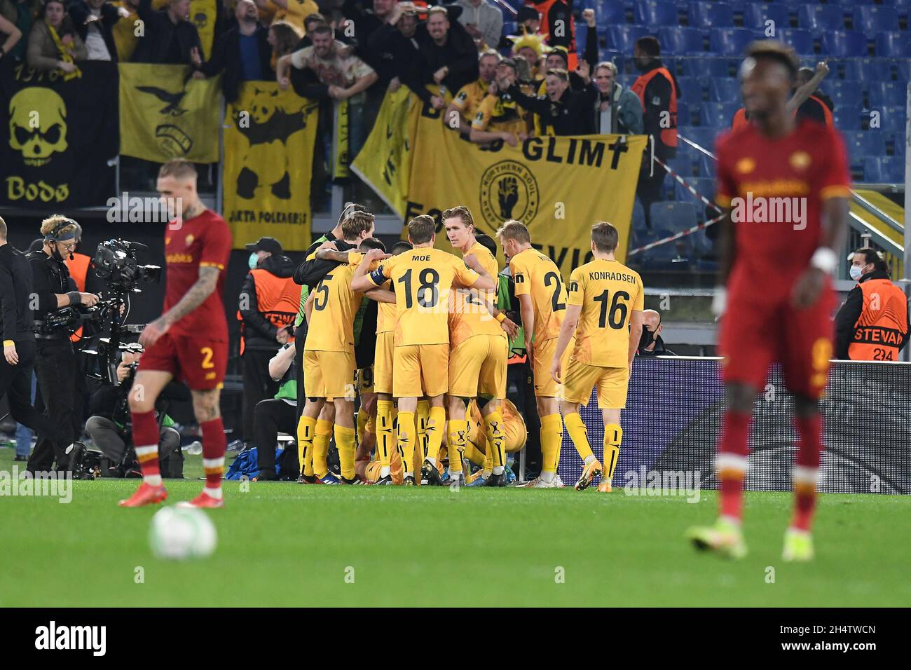 Stadio Olimpico, Rome, Italy. 4th Nov, 2021. Europa Conference League ...