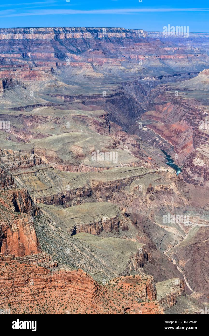 grand canyon viewed from lipan point in grand canyon national park ...