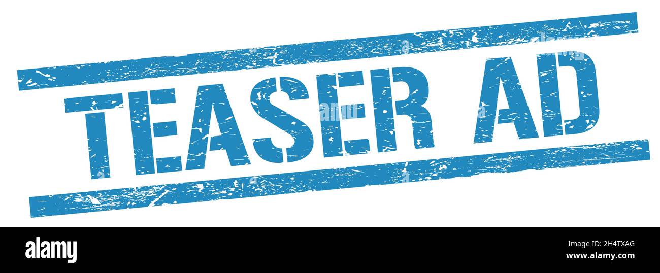 Teaser ad hi-res stock photography and images - Alamy
