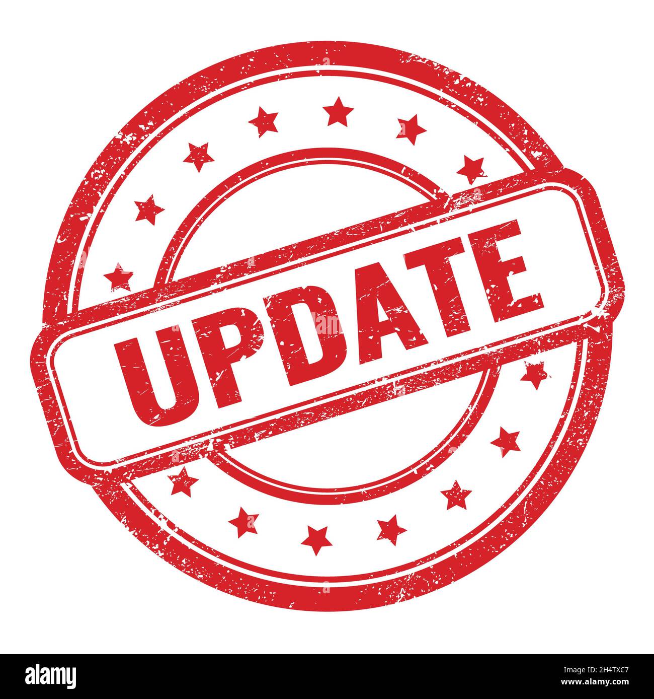 Update sign round vintage hi-res stock photography and images - Alamy