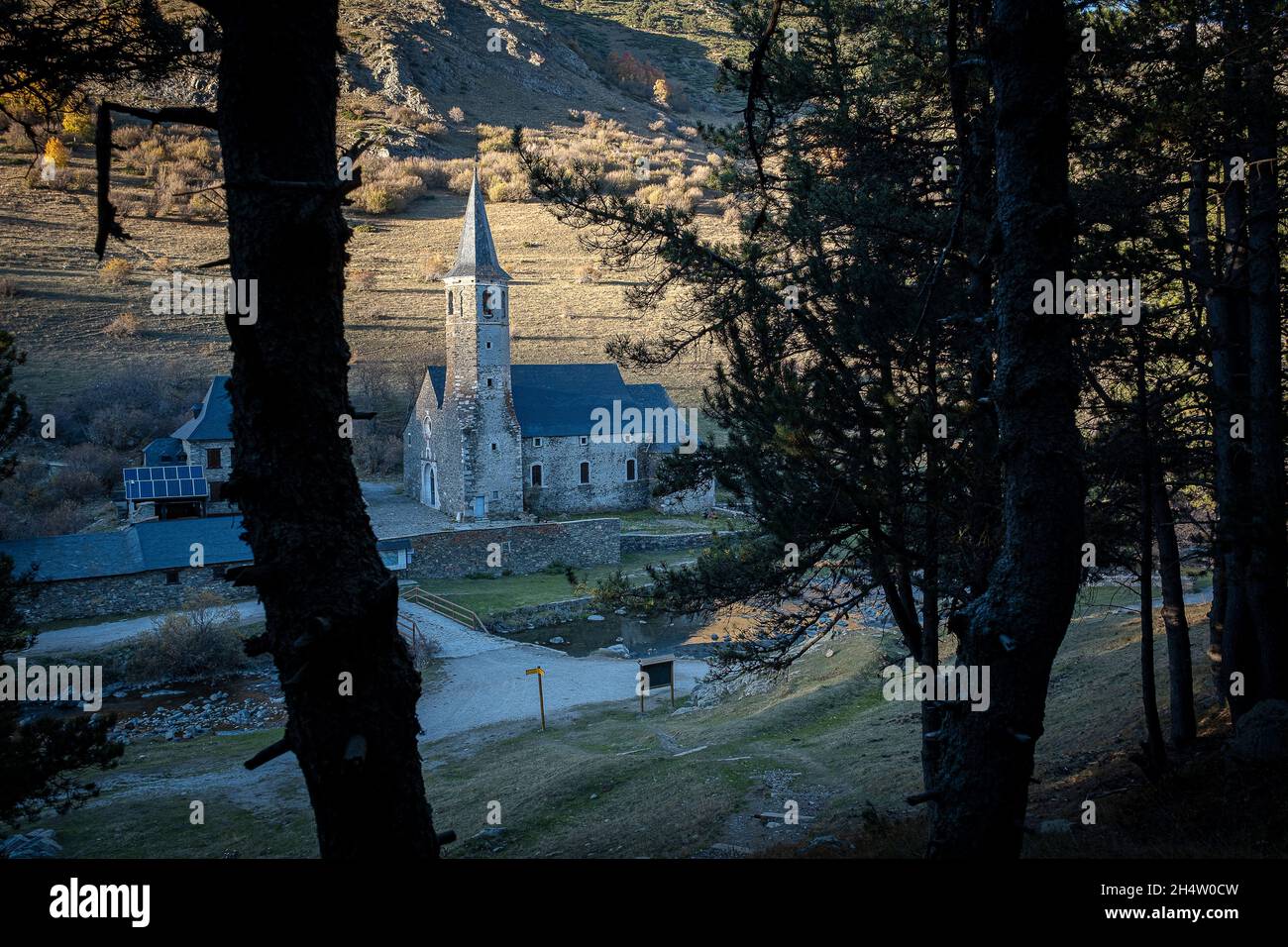 Montgarri Sanctuary,Aran Valley,Pyrenees, Lleida province, Catalonia ...