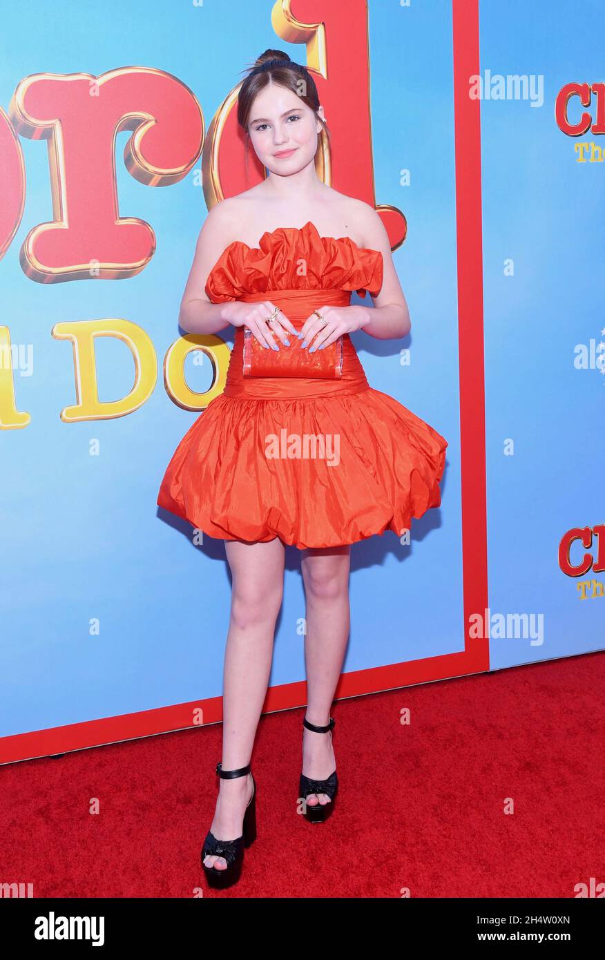 New York, NY, USA. 4th Nov, 2021. Darby Camp at Clifford The Big Red ...