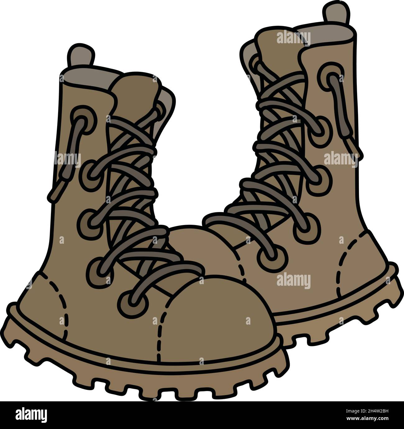 Military shoes Stock Vector Images - Alamy