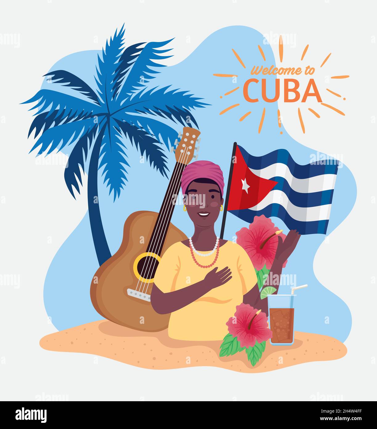 Cuban guitar Stock Vector Images - Alamy