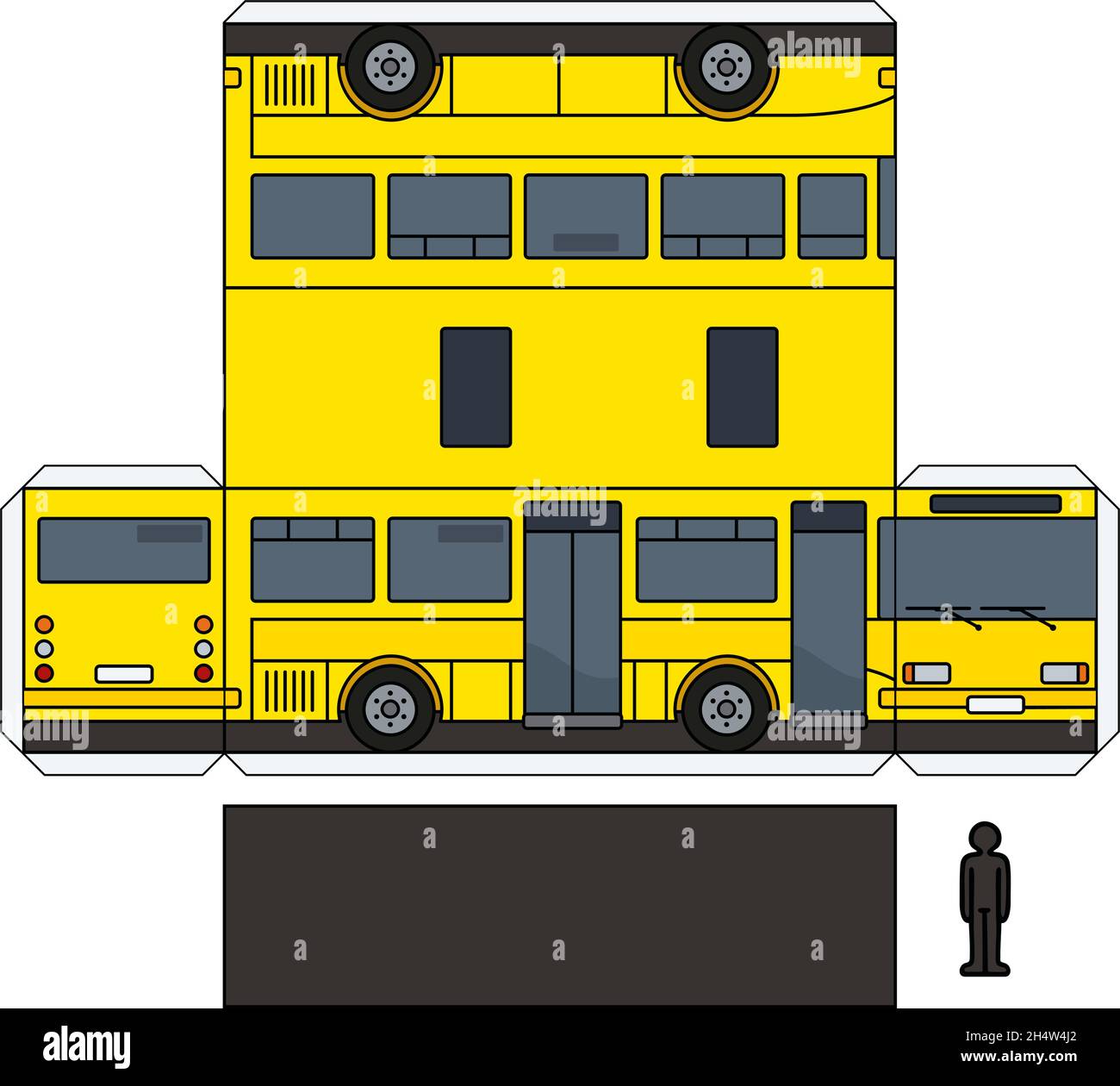 School bus model Cut Out Stock Images & Pictures - Alamy