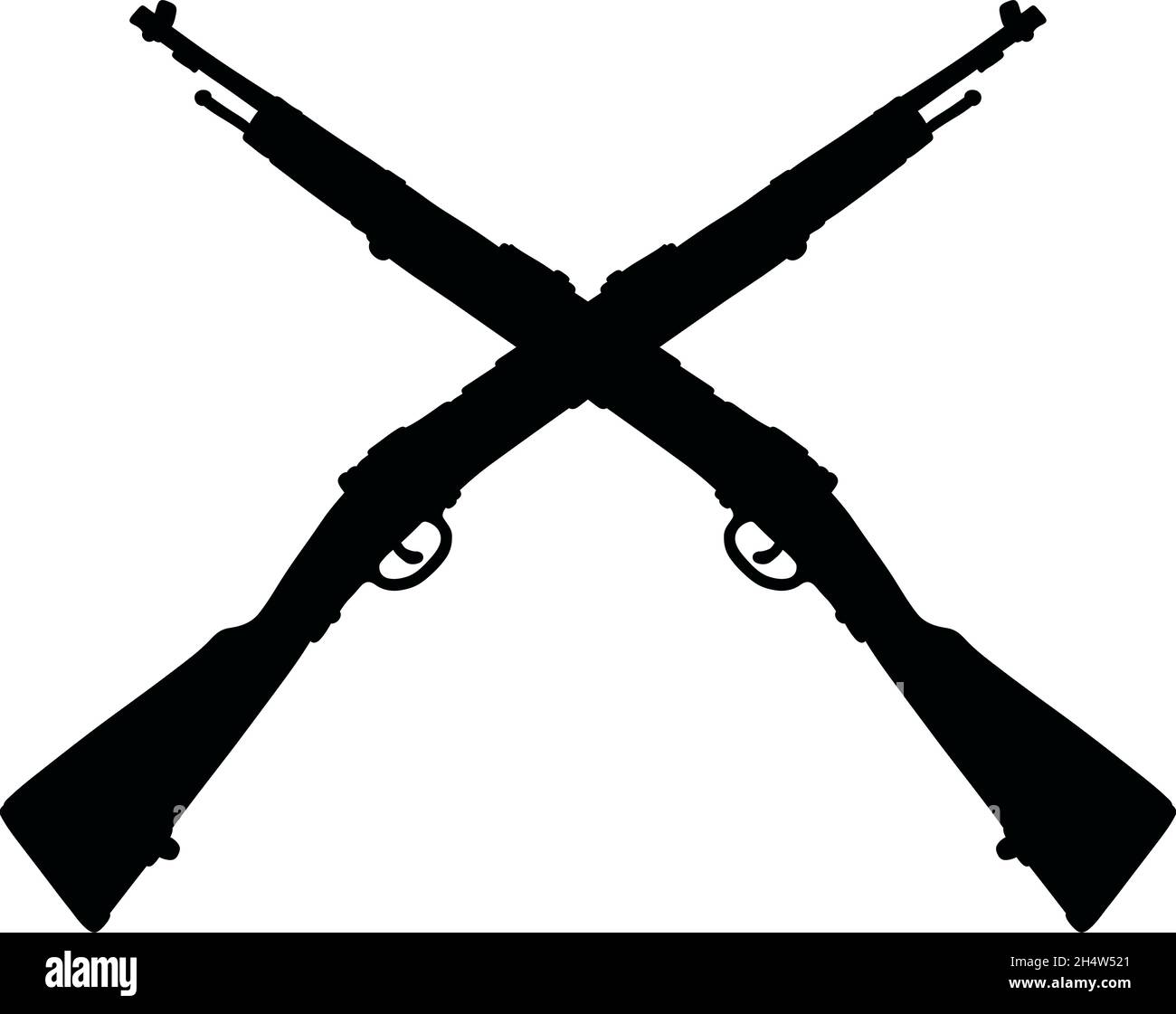 Military rifles Cut Out Stock Images & Pictures - Alamy
