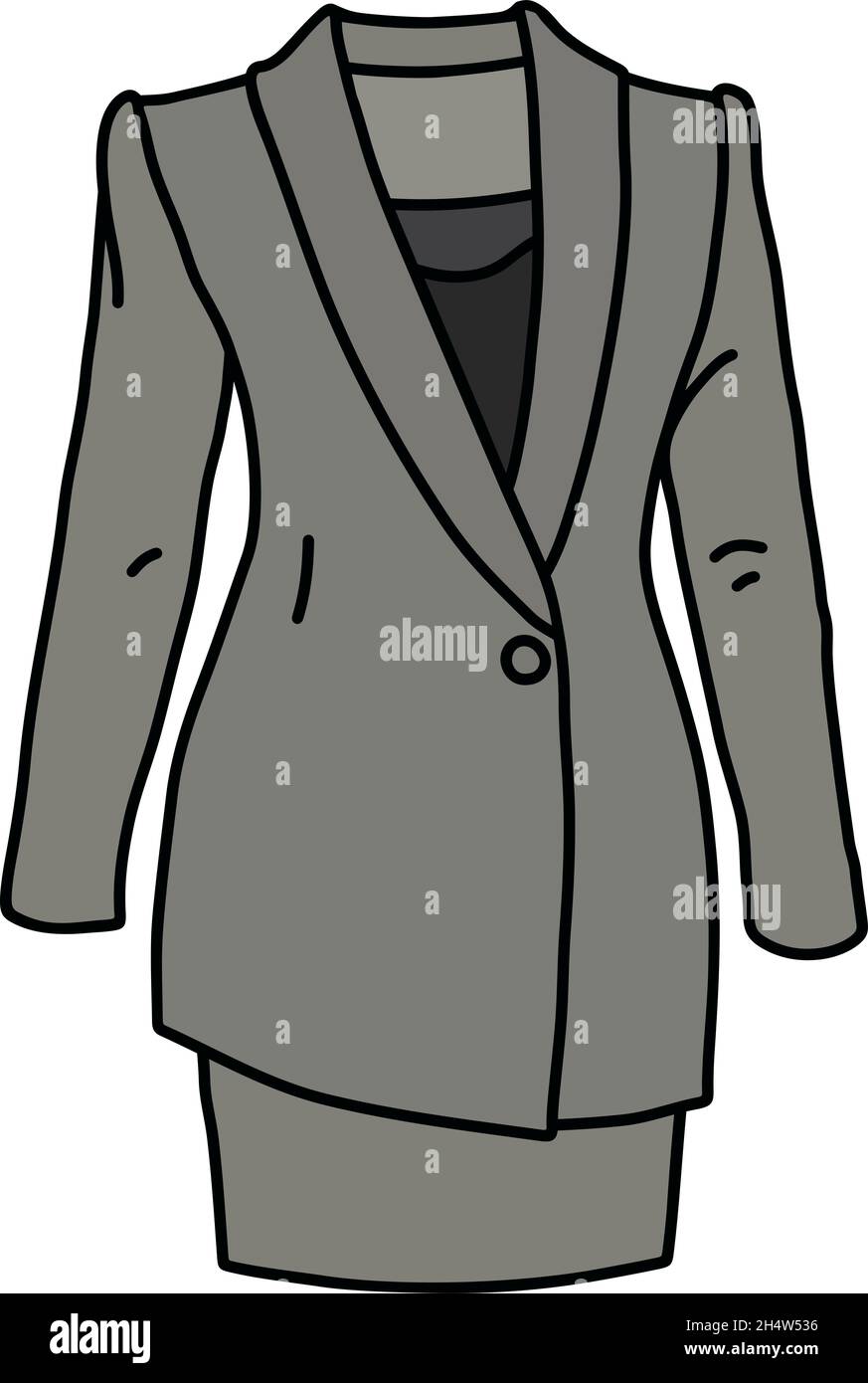 The vectorized hand drawing of a gray snit Stock Vector Image & Art - Alamy