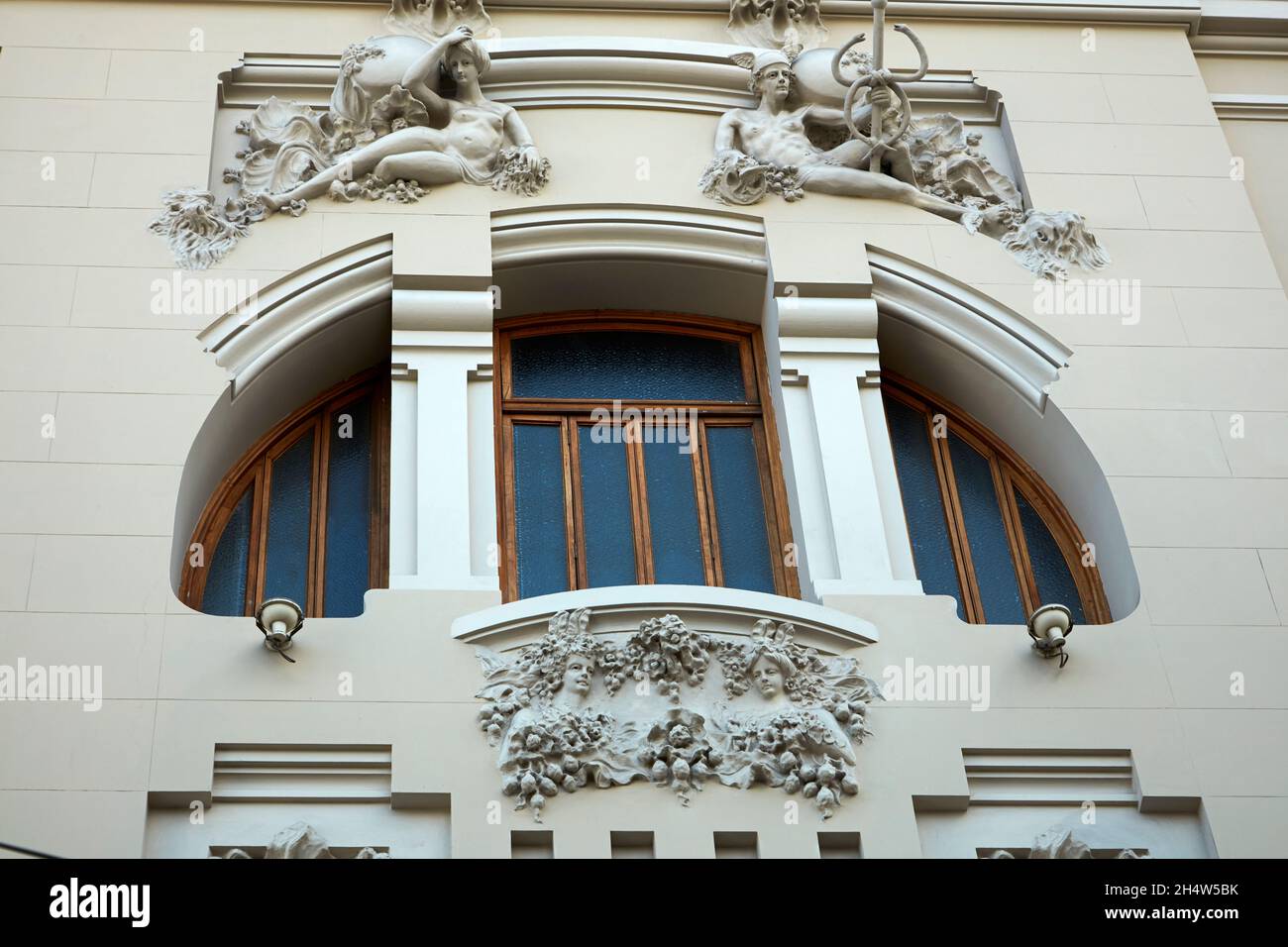 Ornate window in Palais Concert, Historic centre of Lima (World ...