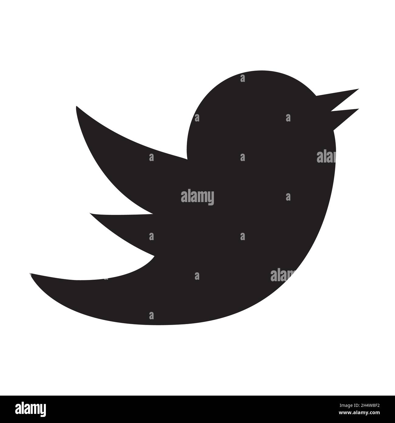 bird icon on white background. little bird sign. bird chirps symbol ...