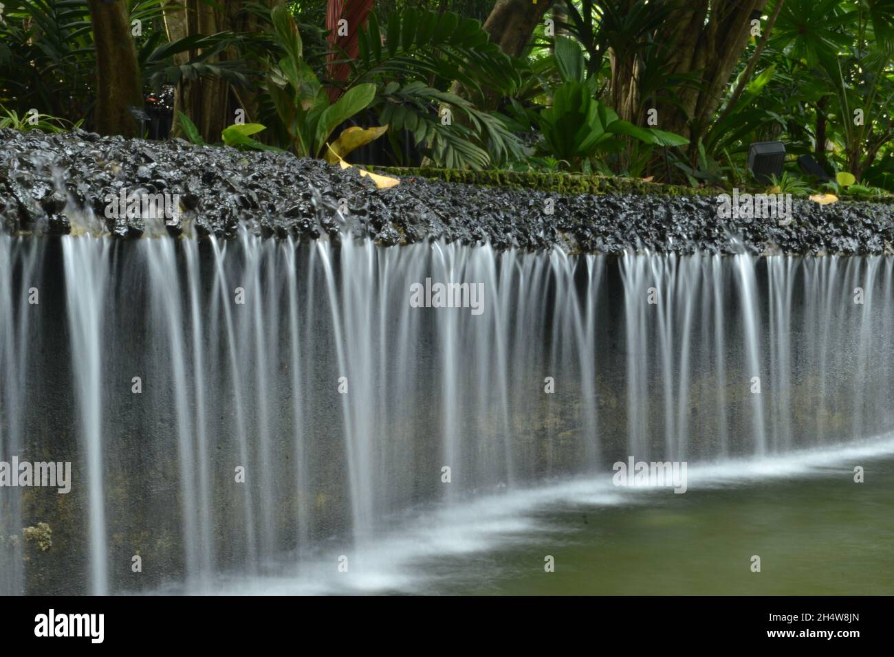 Singapore botanic garden waterfall hi-res stock photography and images ...