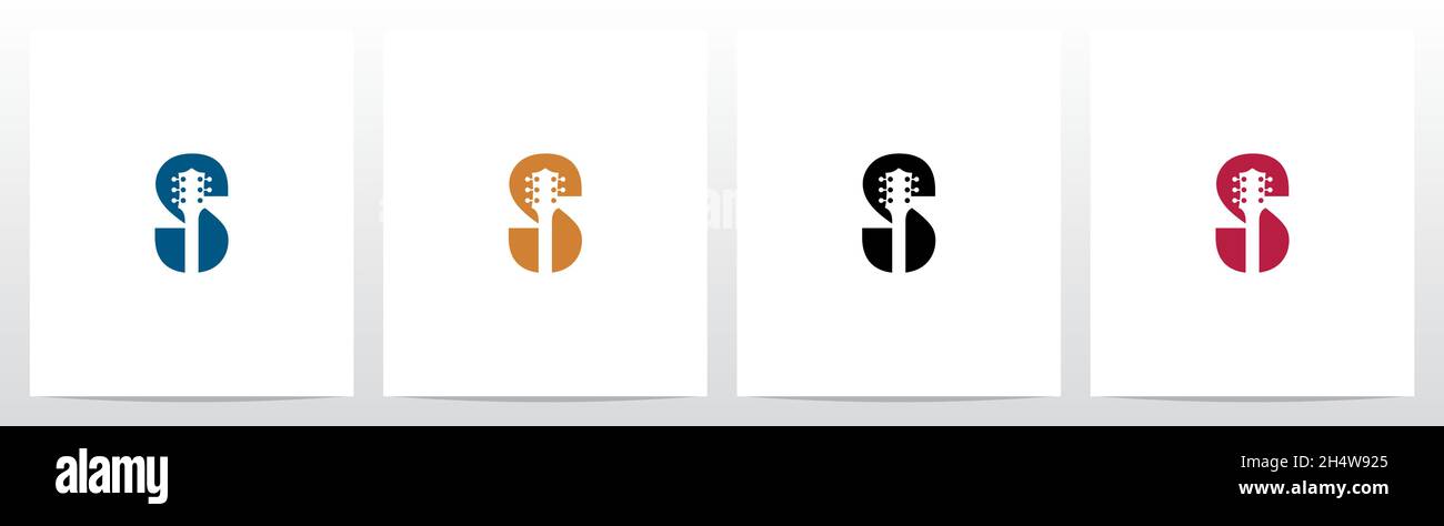 Classical guitar head Stock Vector Images - Alamy