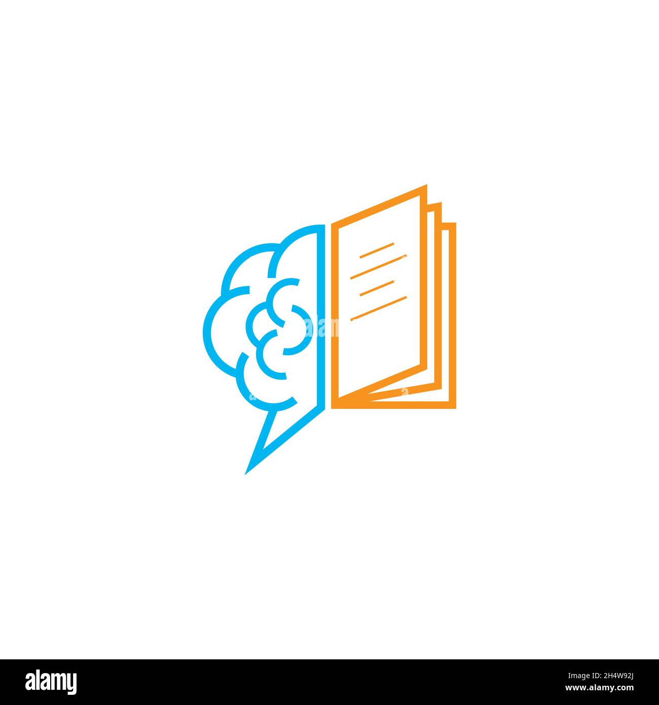 Brain paper vector vectors Cut Out Stock Images & Pictures - Alamy