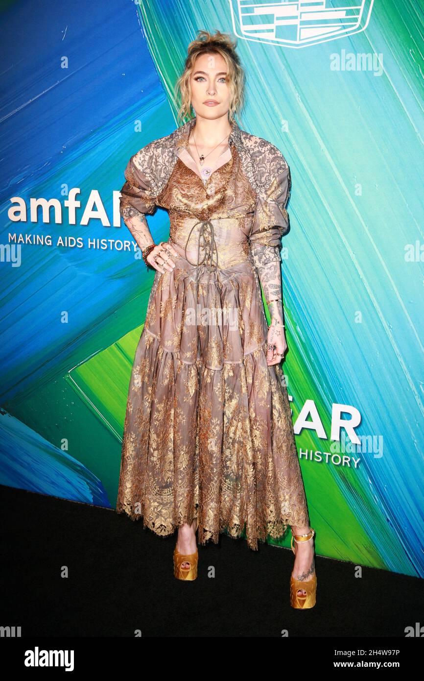 West Hollywood, Ca. 4th Nov, 2021. Paris Jackson at the amfAR Gala ...