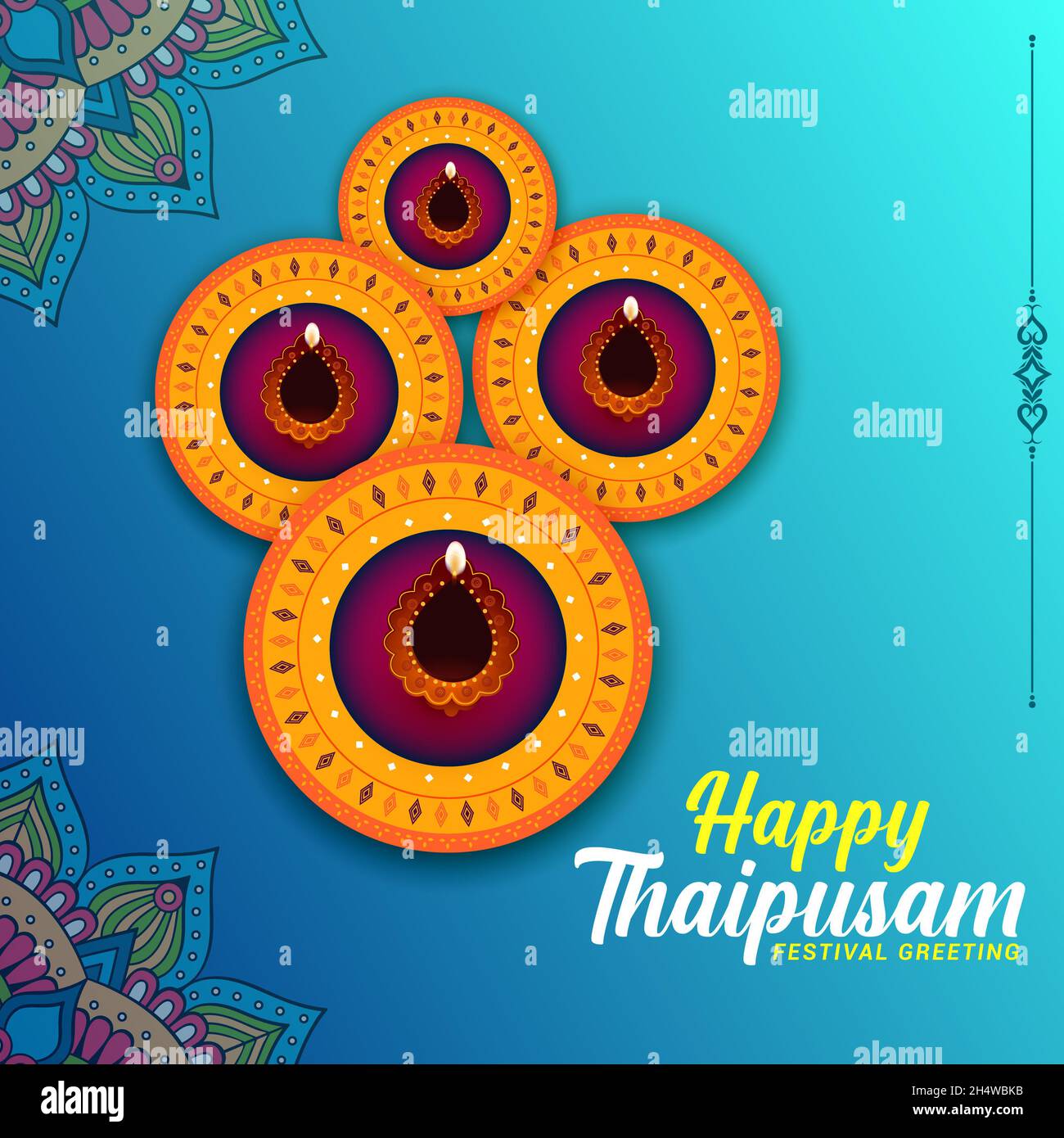 Thaipusam Card New Design 2022 Stock Photo - Alamy