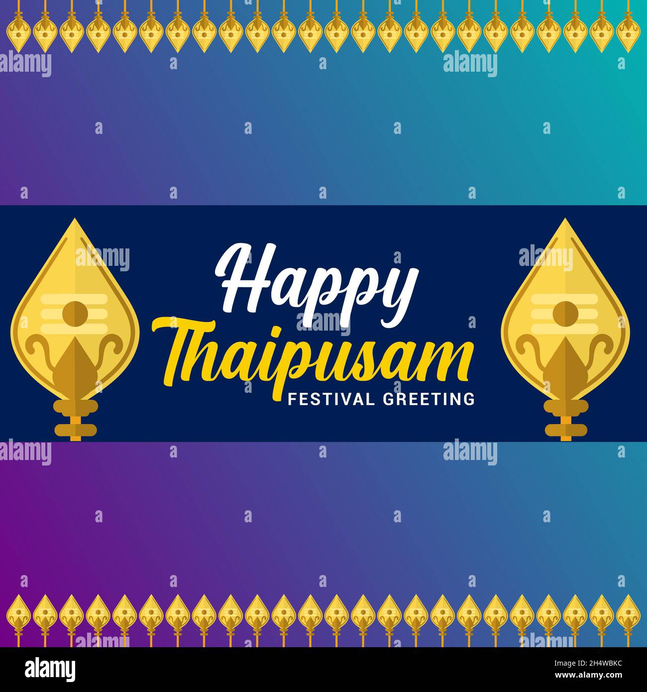 Thaipusam Card New Design 2022 Stock Photo - Alamy