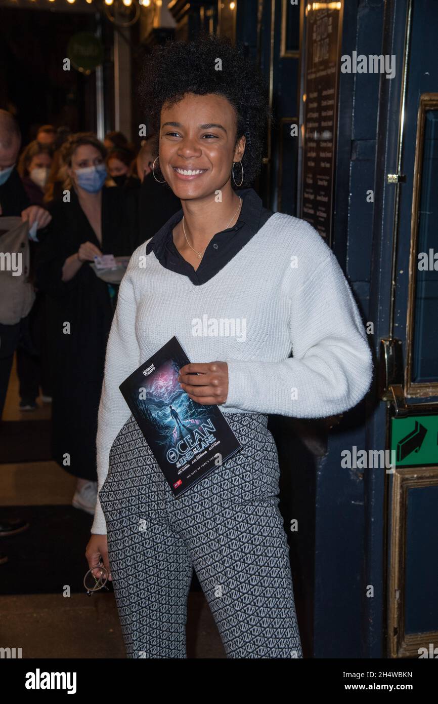 London, UK. 04th Nov, 2021. Leah Harvey attends the West End premiere ...