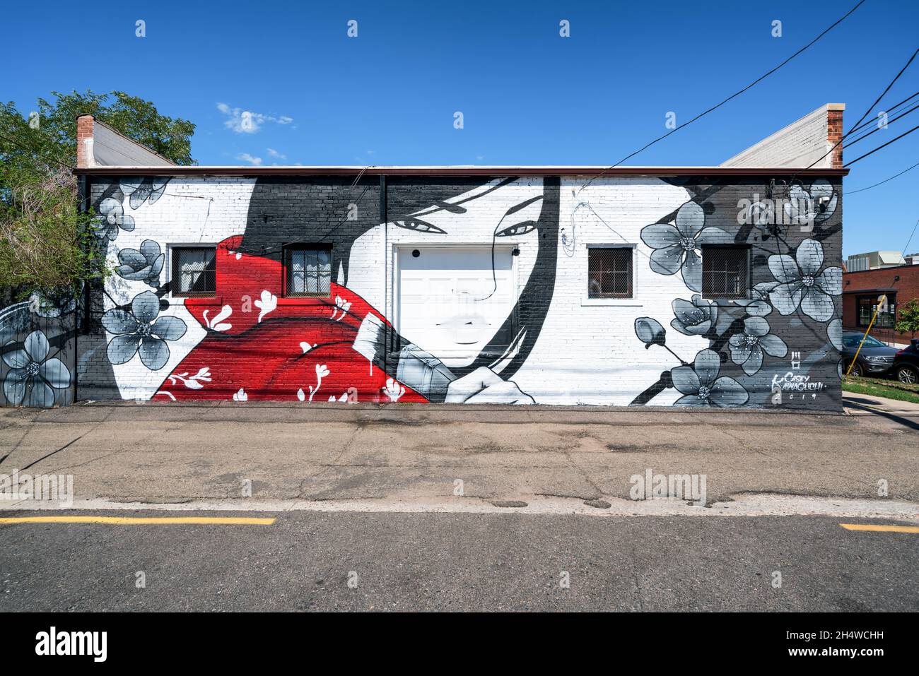 Mural artworks at RiNo art district in Denver, Colorado, USA Stock ...