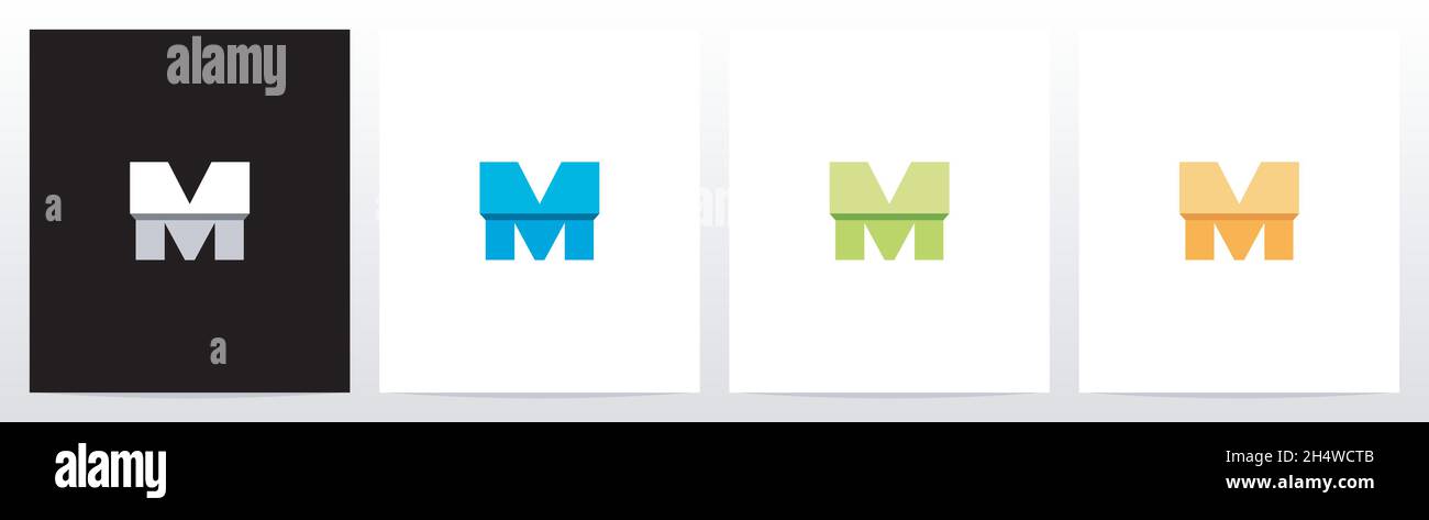 Letter m storage logo hi-res stock photography and images - Alamy