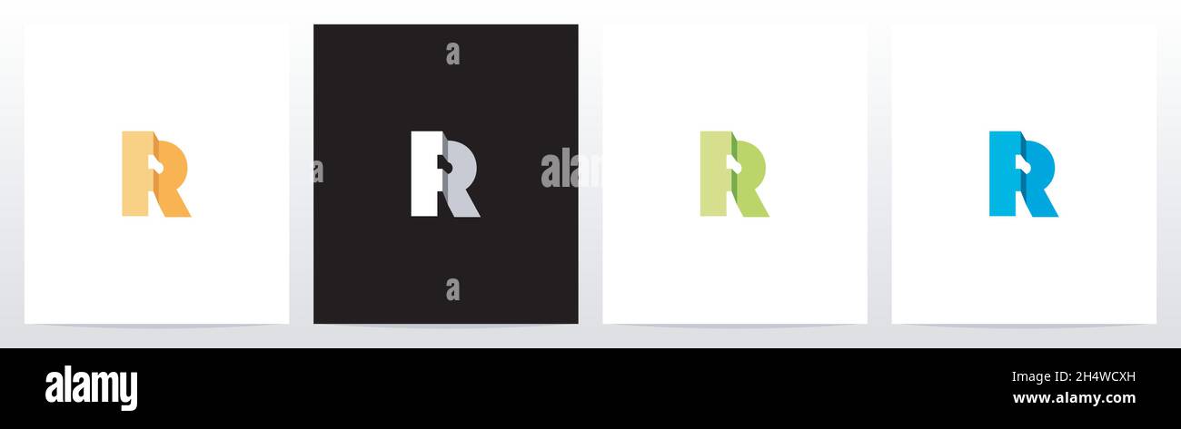 Letter r storage logo hi-res stock photography and images - Alamy