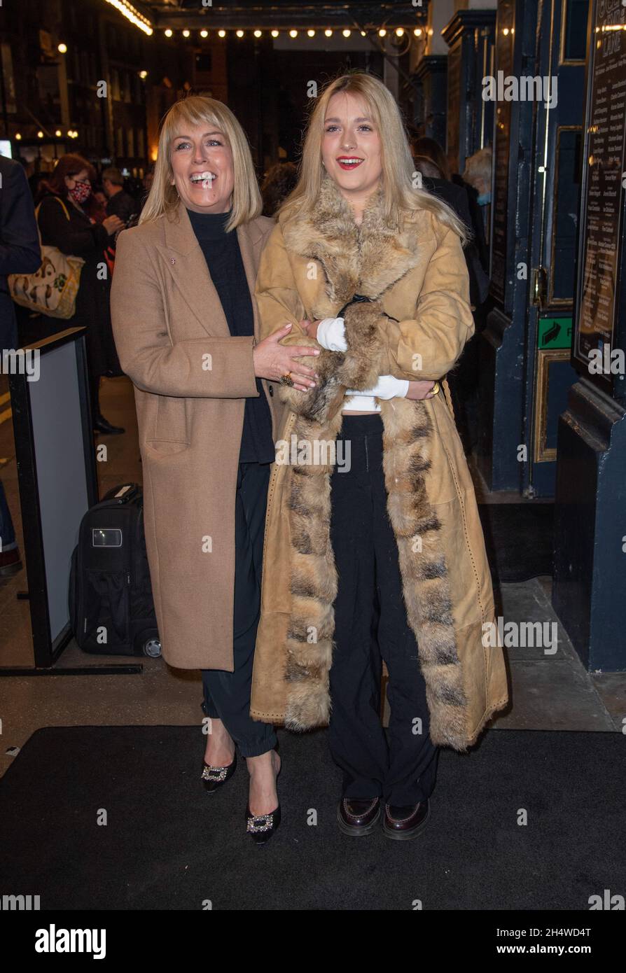 Fay Ripley (L), and Daughter attend the West End premiere of National ...