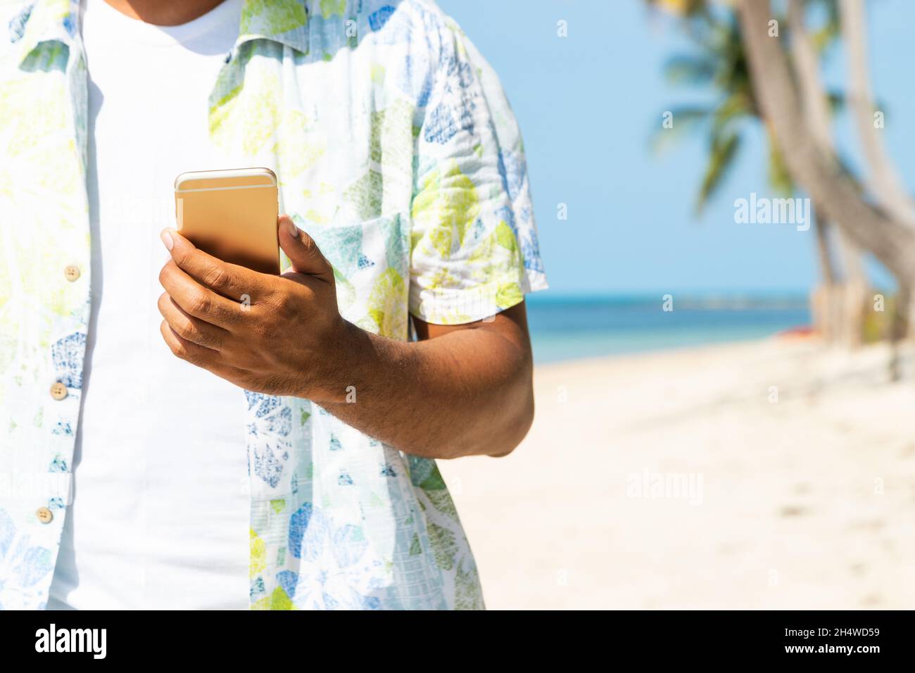 Indian business man mobile sea hi-res stock photography and images - Alamy