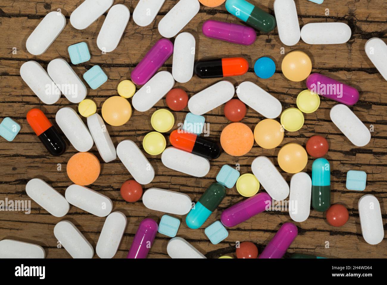 Medicine on the table Stock Photo - Alamy