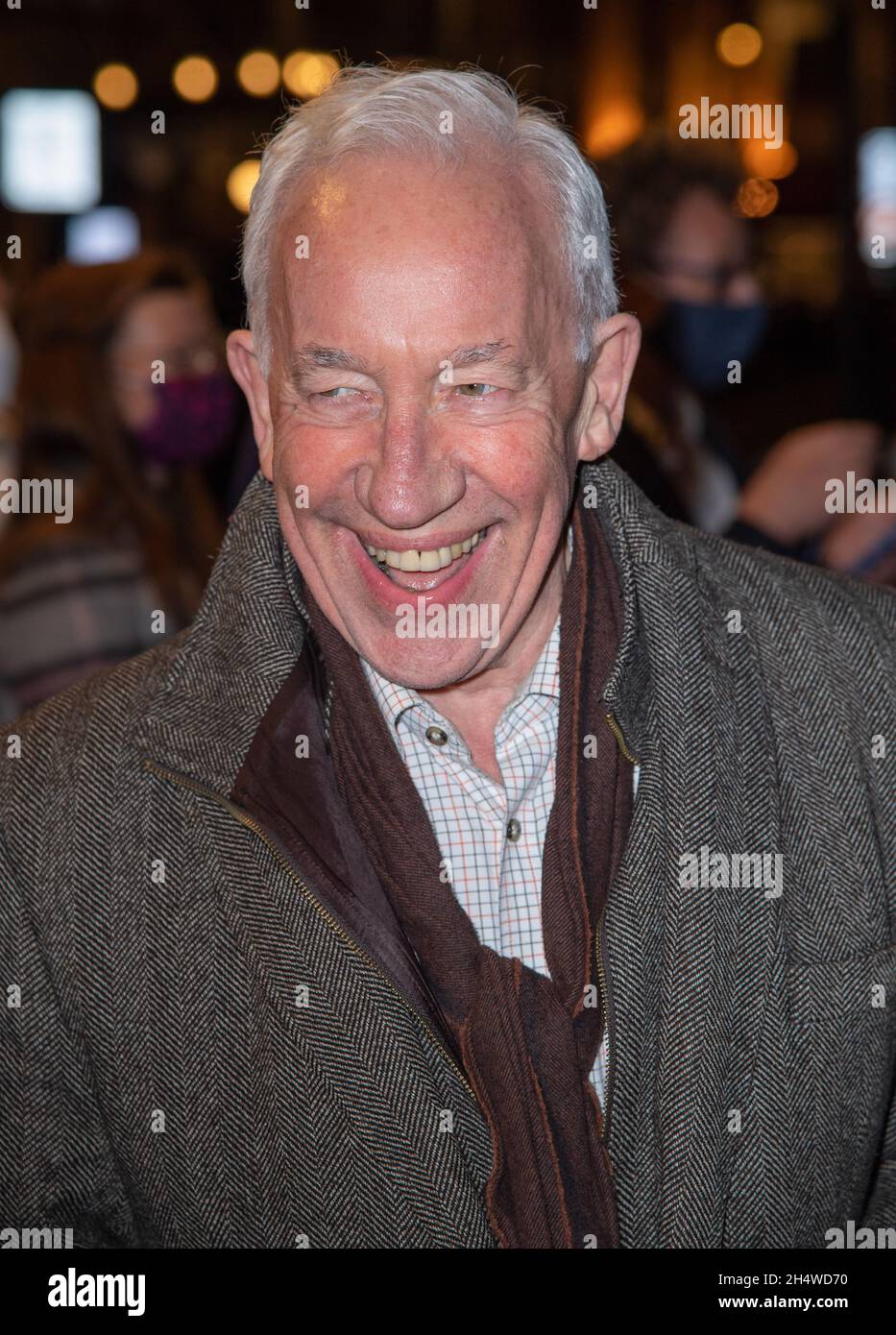 Simon Callow attends the West End premiere of National Theatre's 'The ...
