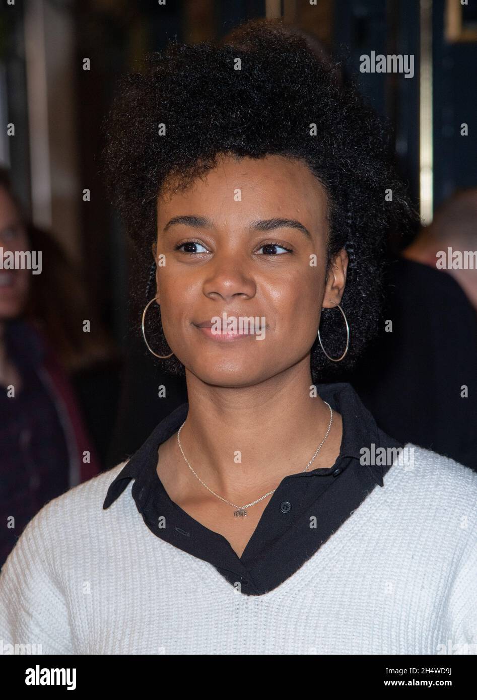 Leah Harvey attends the West End premiere of National Theatre's 'The ...