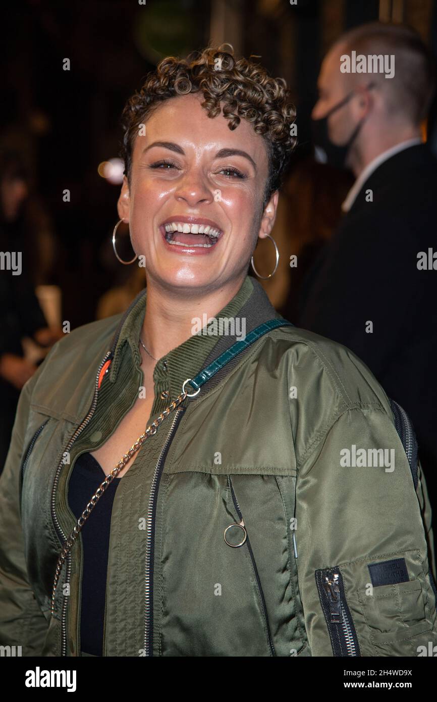 Rochenda Sandall attends the West End premiere of National Theatre's ...