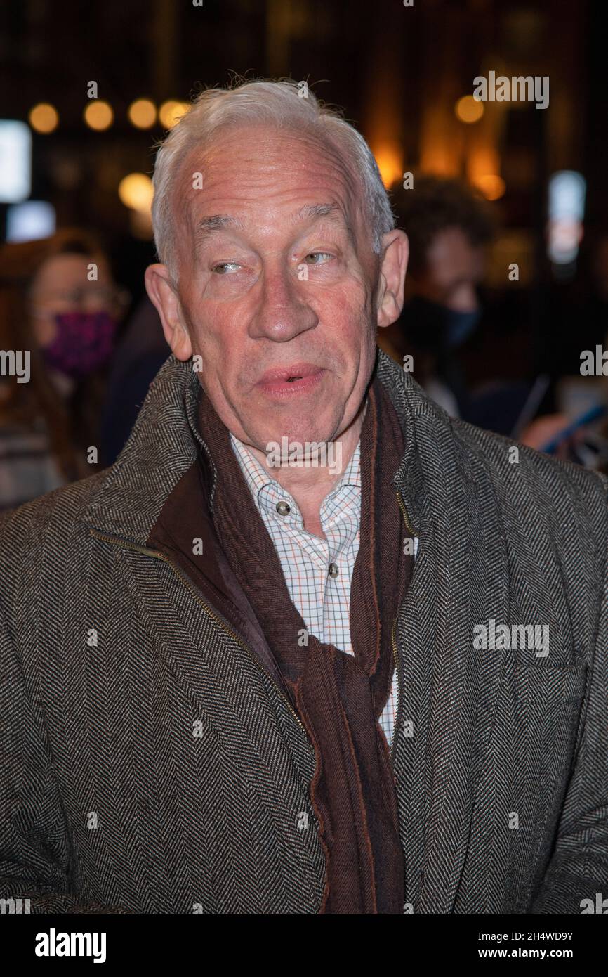 Simon Callow attends the West End premiere of National Theatre's 'The ...