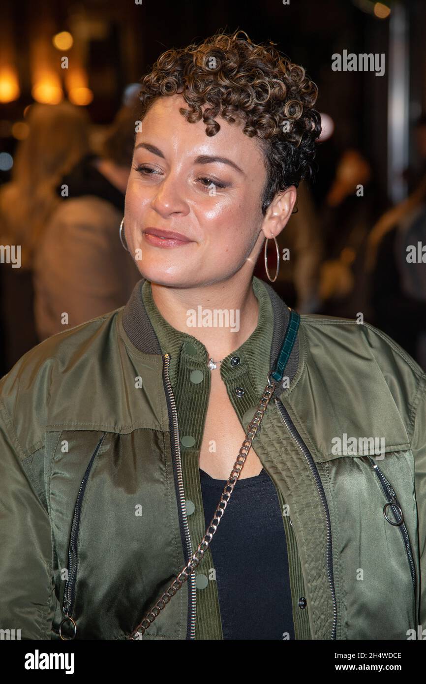 Rochenda Sandall attends the West End premiere of National Theatre's ...