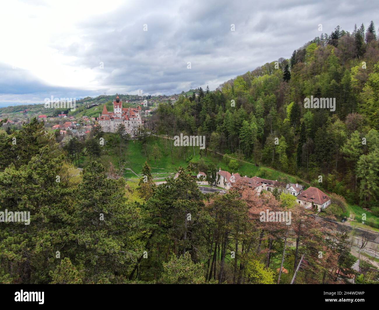 Landscape famous bran castle hi-res stock photography and images - Alamy