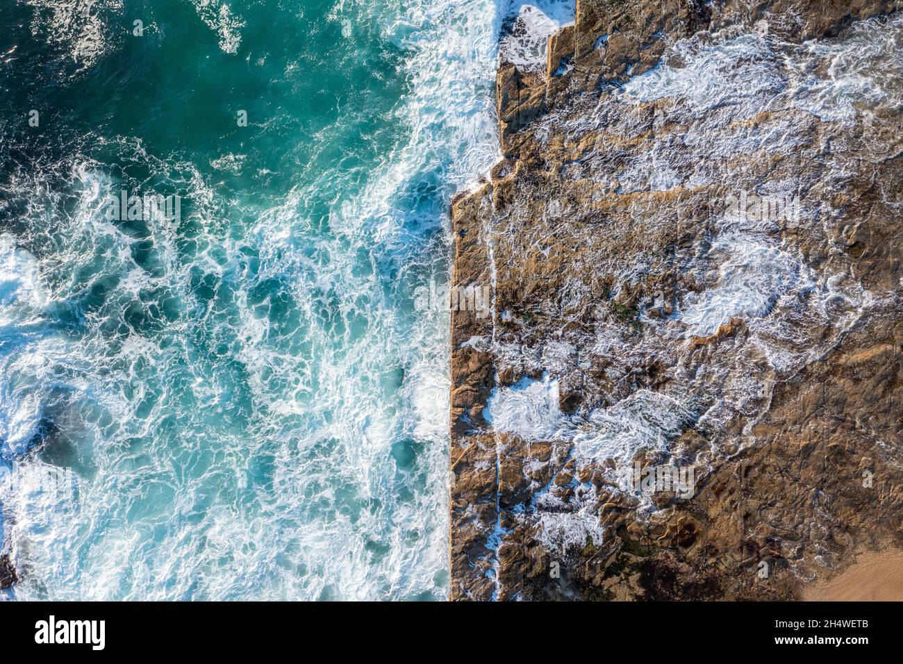 Top down view sea hi-res stock photography and images - Alamy