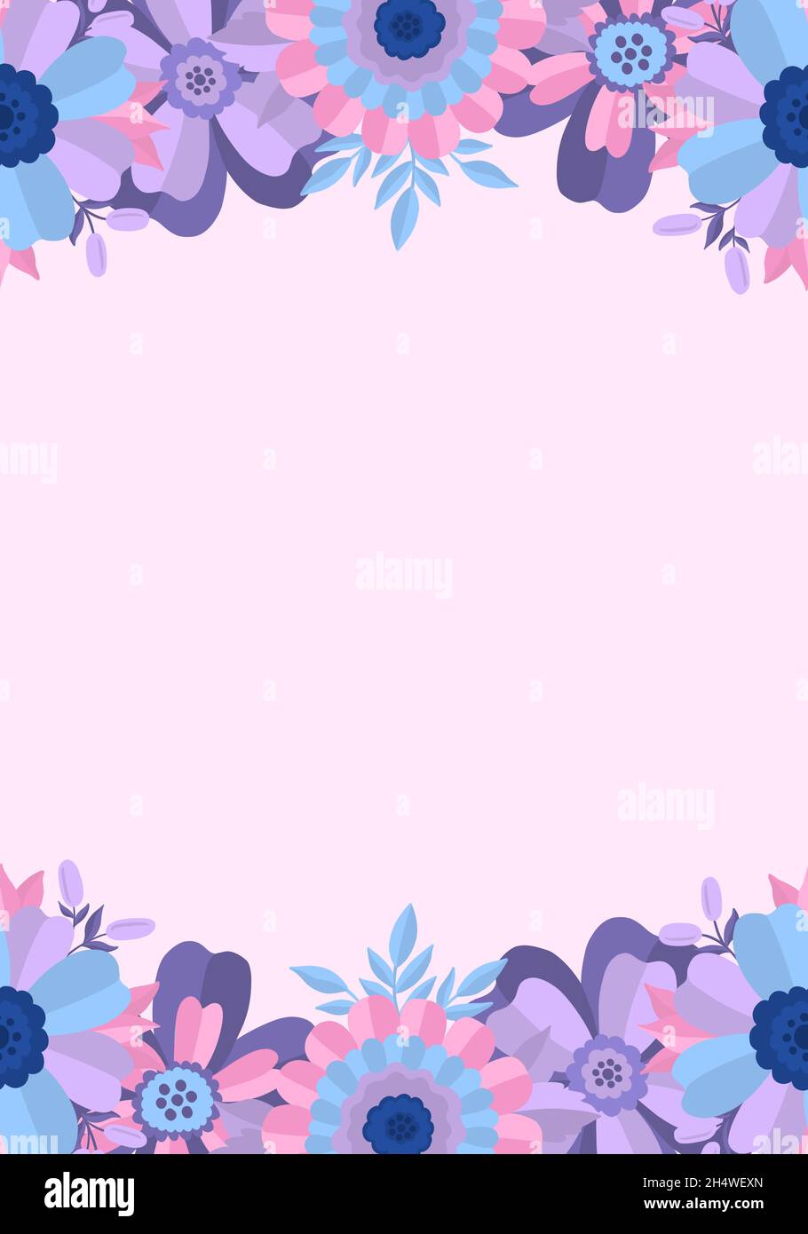 Flower elegant frame romantic style.Vintage floral background ...