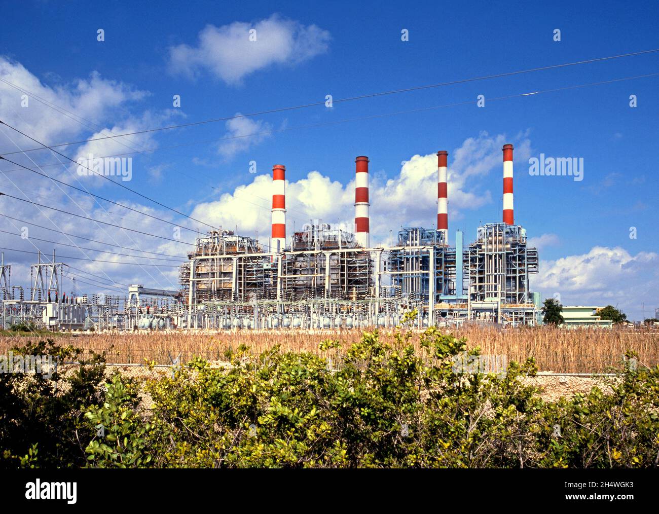 Electricity Generating plant (Power Station), Fort Lauderdale, Florida ...