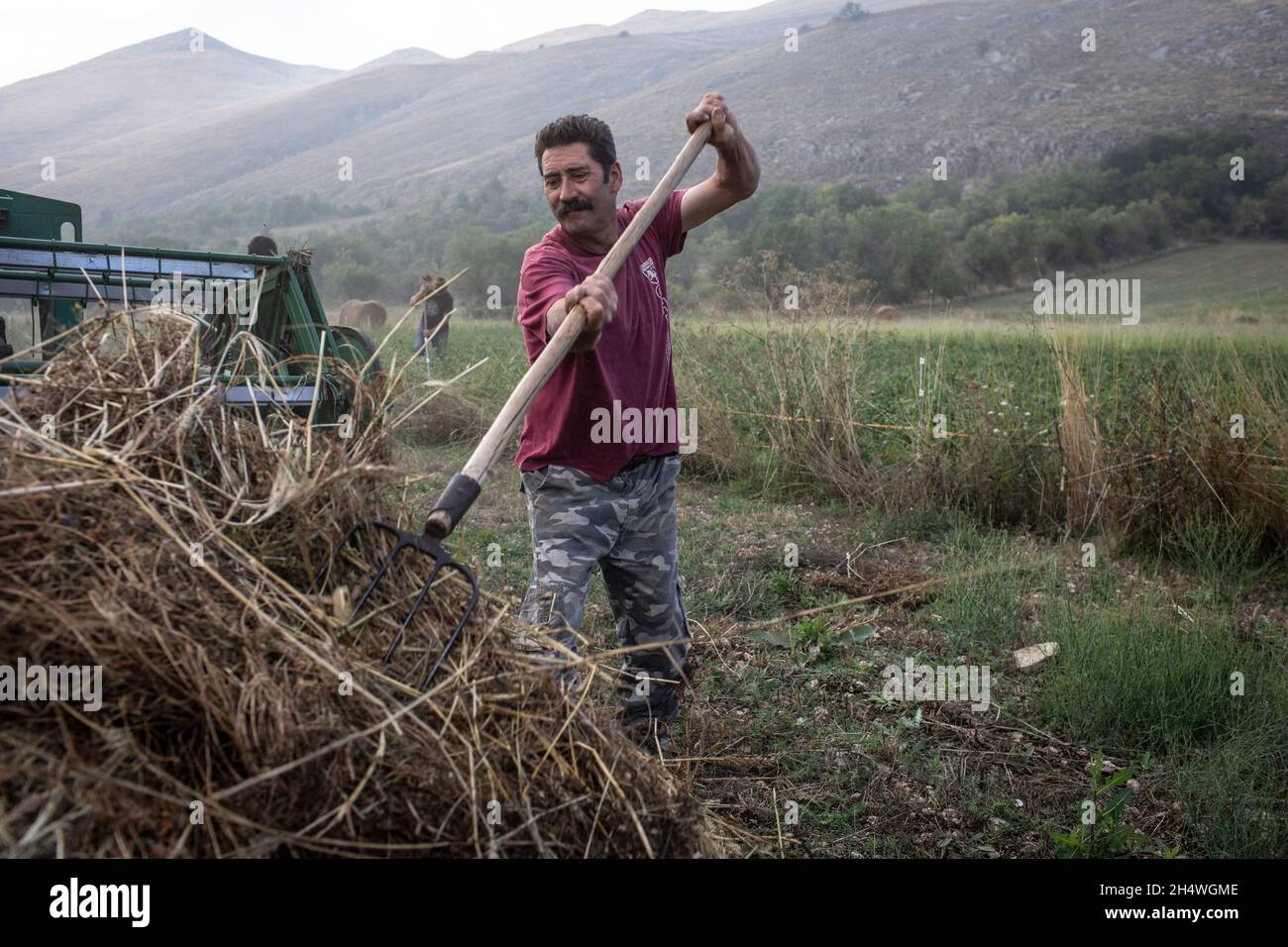 Agriculture, farming in Abruzzo, Italy Stock Photo - Alamy